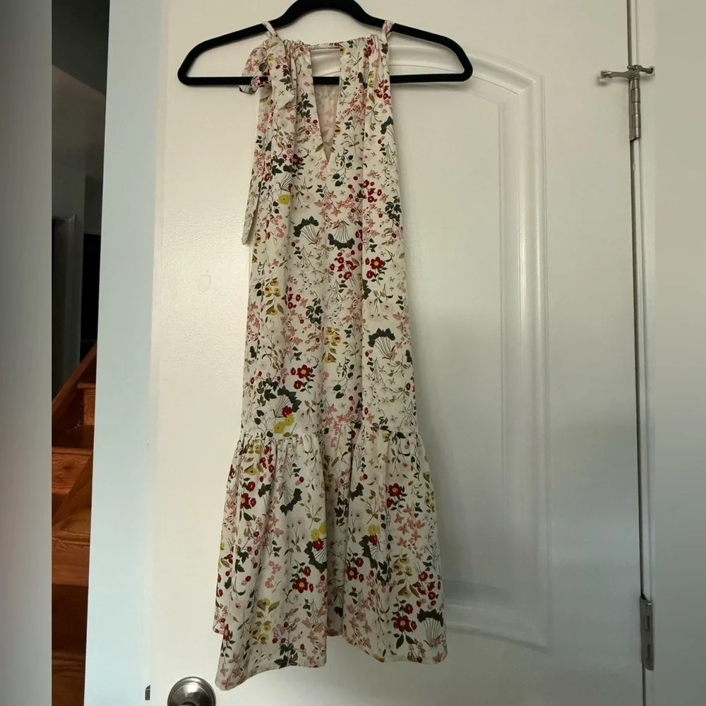 Fate By Lfd | Dresses | Floral Print Halter Tie Dress | Poshmark